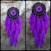Handmade Goth Dream Catcher Gift Black Dreamcatcher Purple - Etsy