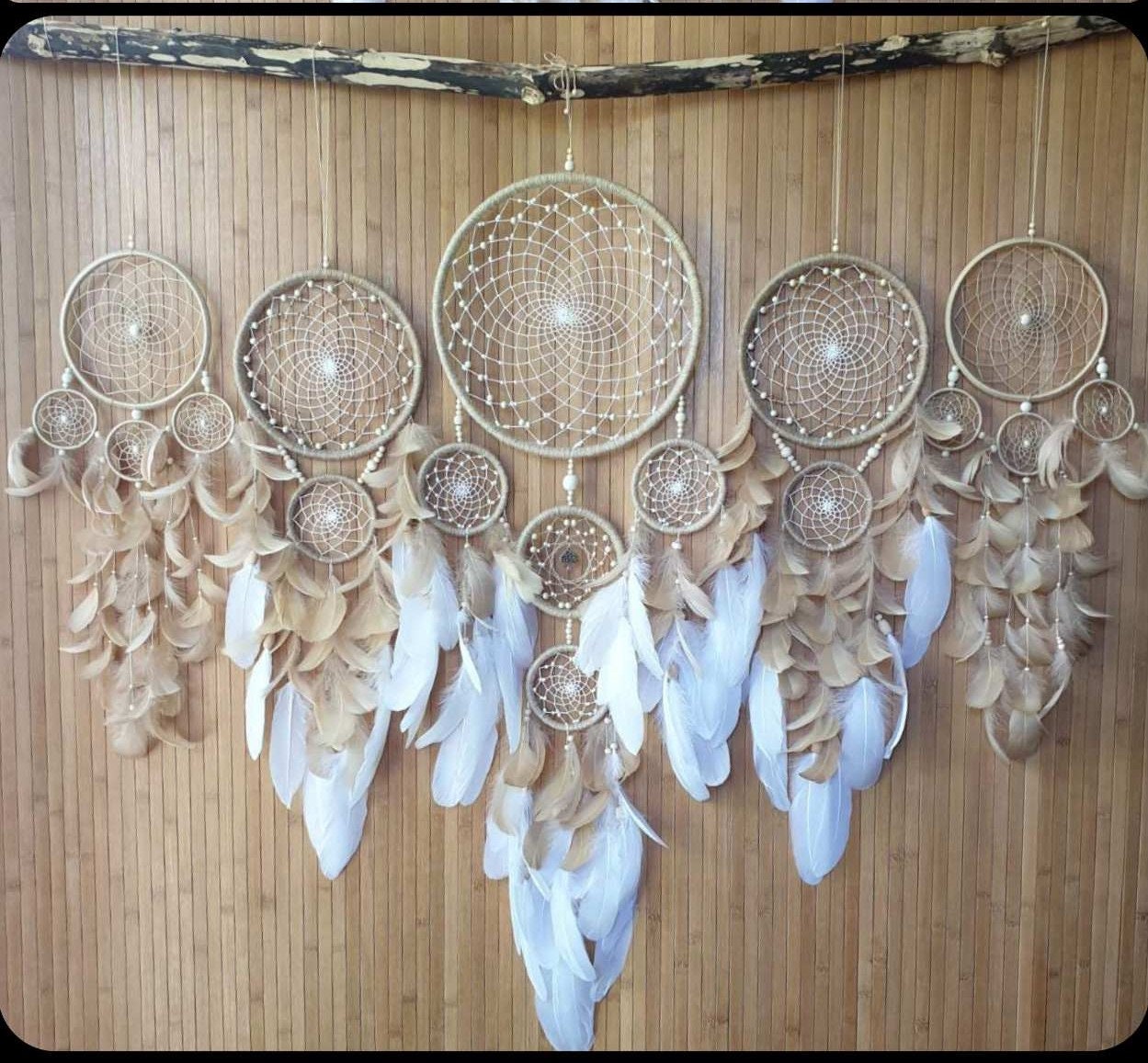 Wedding Dream Catchers Set Catcher Dream Large New White and - Etsy
