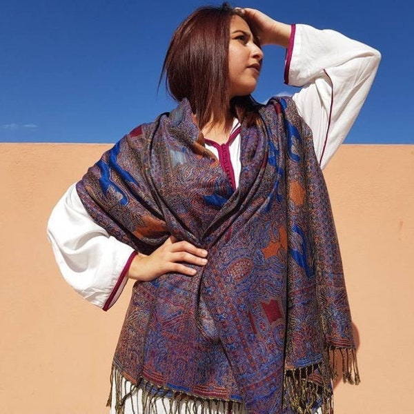Moroccan Shawl - Etsy UK