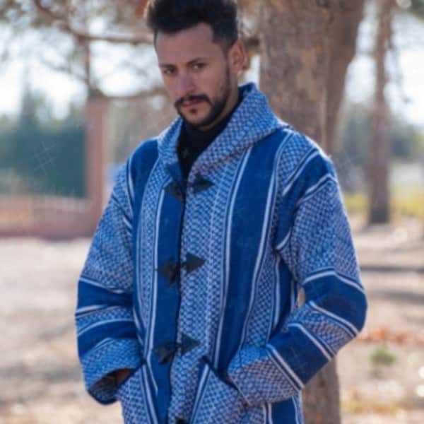 Moroccan Jacket With Wool , Bohemian Style ,winter Jacket, Moroccan ...