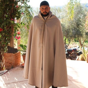 Soft Moroccan Luxury Winter Warm Cape. Long Cape. Long Winter Overcoat ...