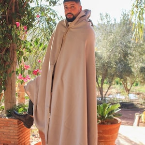 Soft Moroccan Luxury Winter Warm Cape. Long Cape. Long Winter Overcoat ...