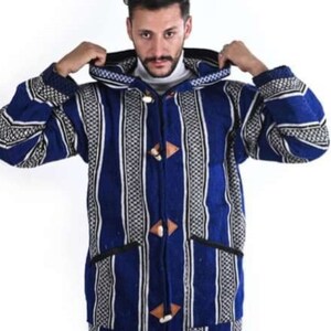 Moroccan Jacket With Wool , Bohemian Style ,winter Jacket, Moroccan ...
