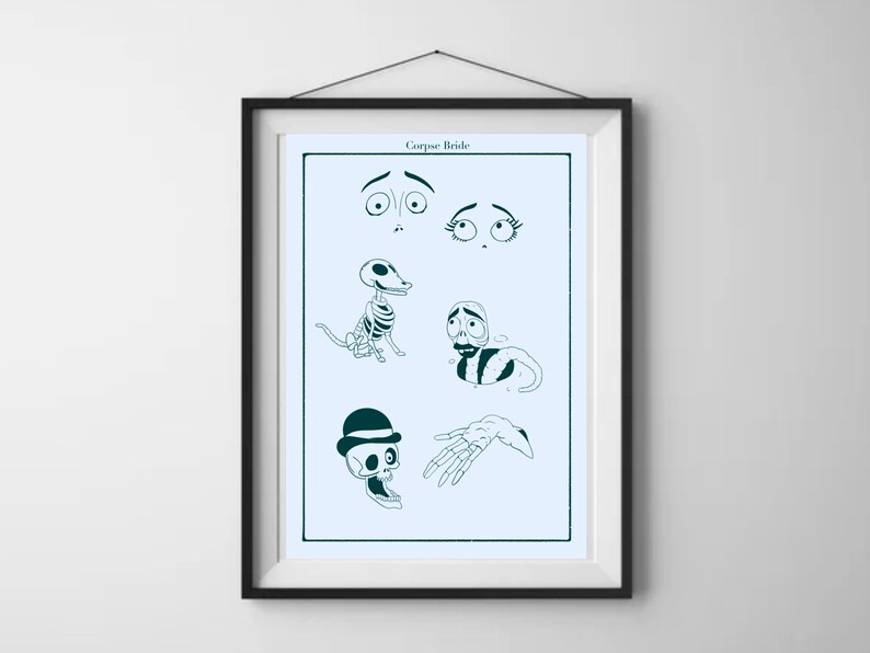 Corpse Bride Movie Art | INSTANT DOWNLOAD | Custom Illustration ...