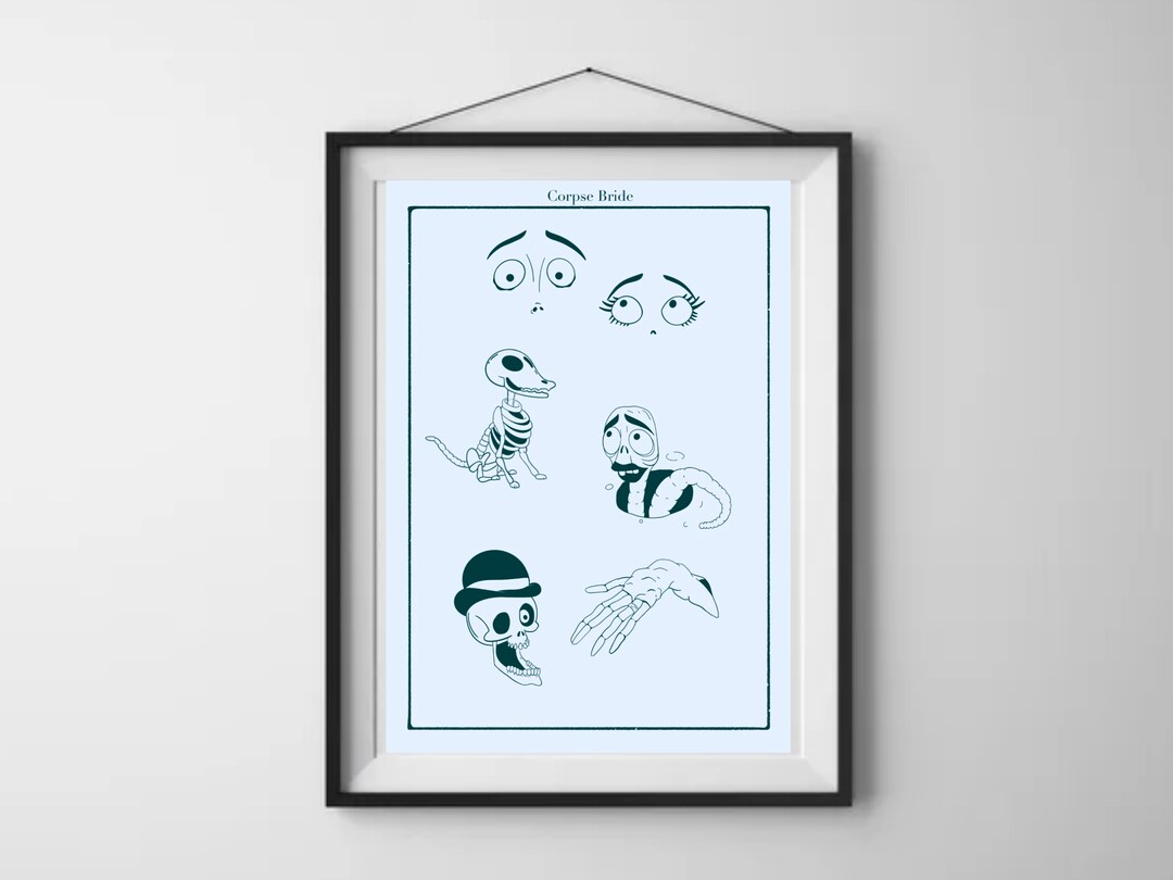 Corpse Bride Movie Art | A4 Art Print | Minimalist Movie Poster Art ...