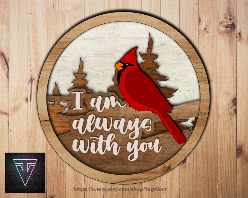 Laser Cut Cardinal Ornament File DXF SVG Glowforge Files | Etsy