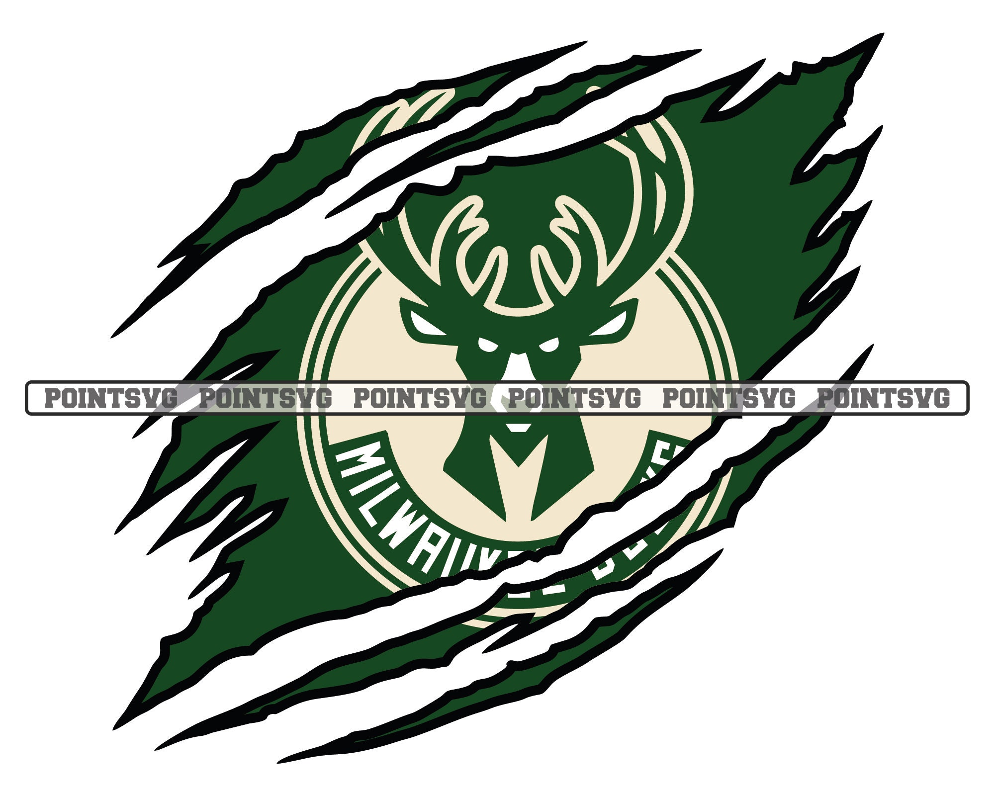 Milwaukee Bucks Svg Png Clipart Nba | Etsy
