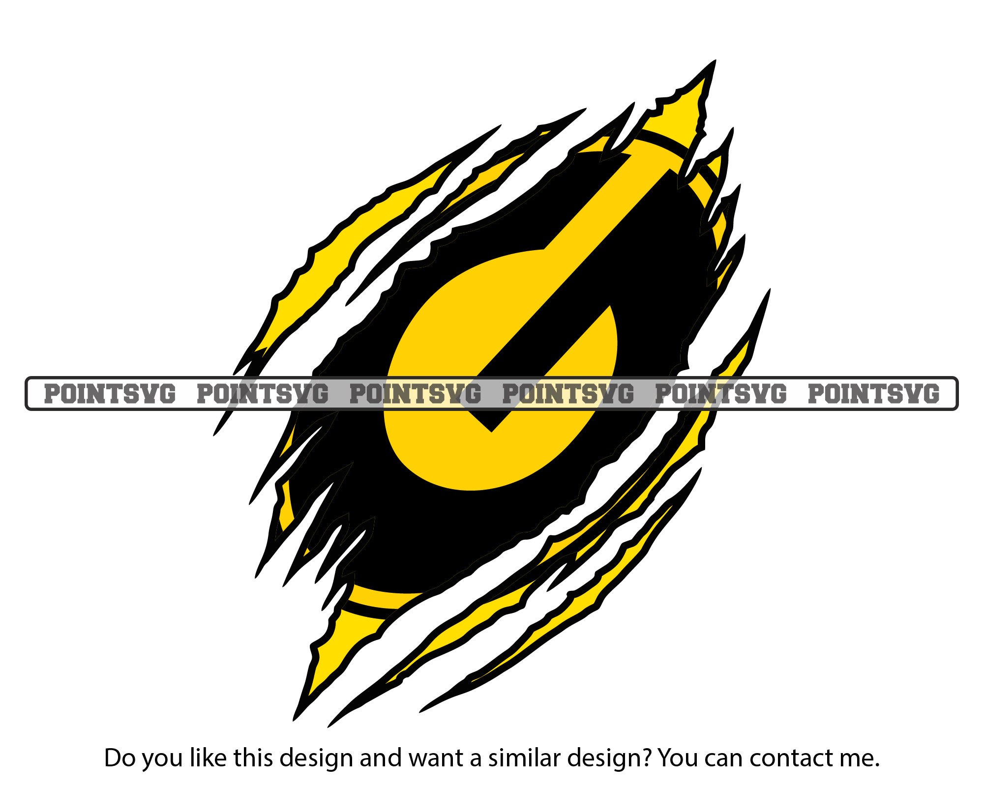 Grambling State Tigers Svg Logo Png Ripped Claw Mark Designs | Etsy