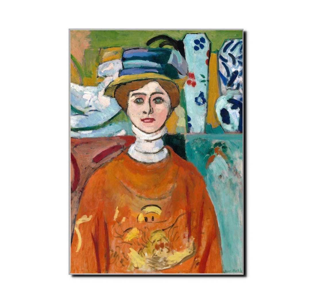 Henri Matisse the Girl With Green Eyes 1908 Art Poster Matisse Art ...