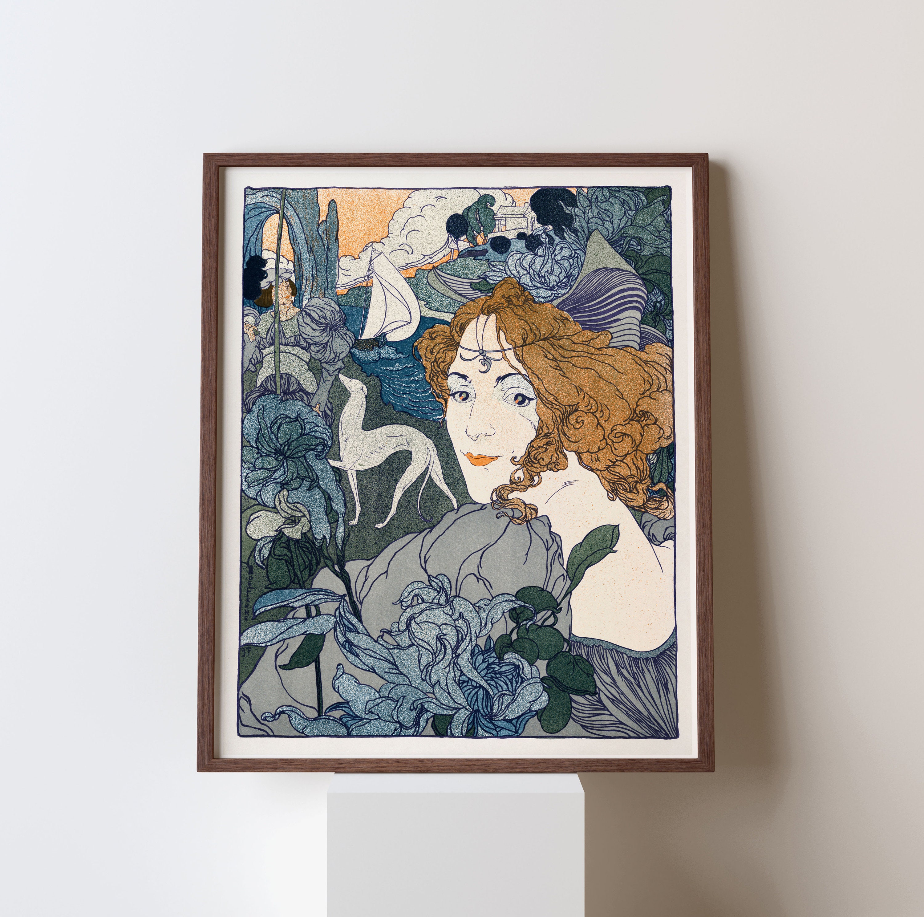 Home Décor Wall Hangings Georges de Feure Retour 1897 Reproduction ...