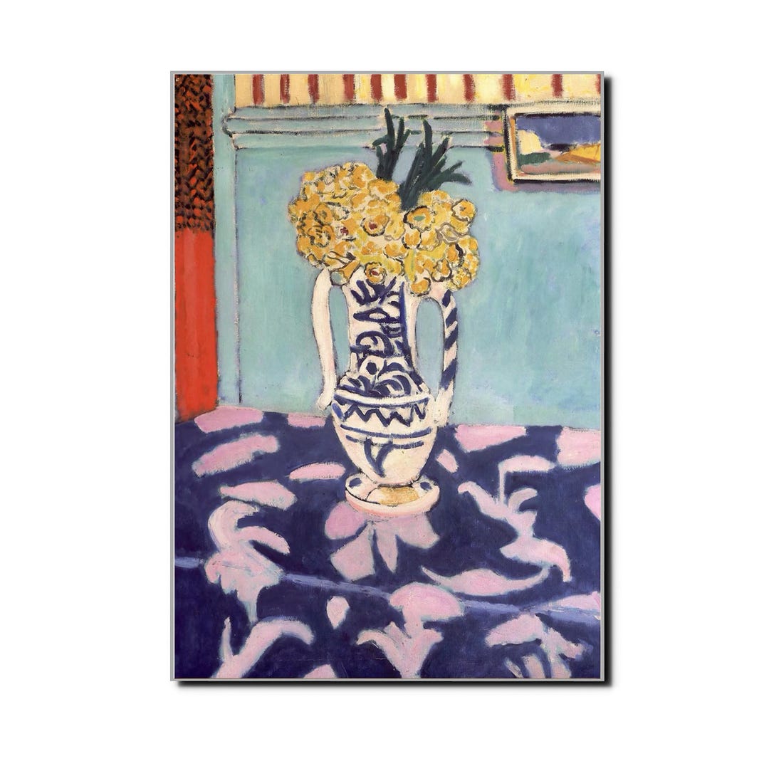 Henri Matisse Blue and Pink Carpet 1911 Art Poster Matisse Art Poster ...