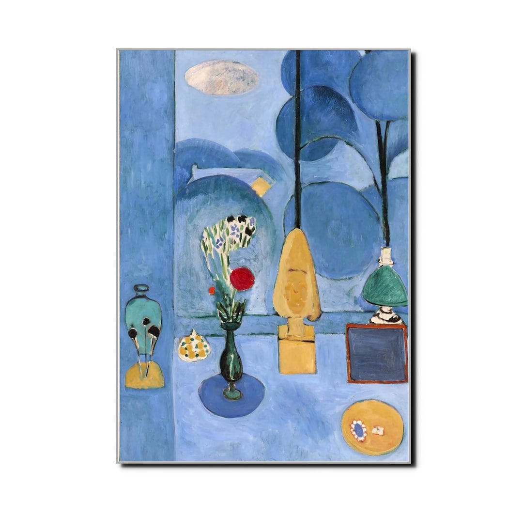Henri Matisse Blue Window 1911 Art Poster Matisse Art Poster Print ...