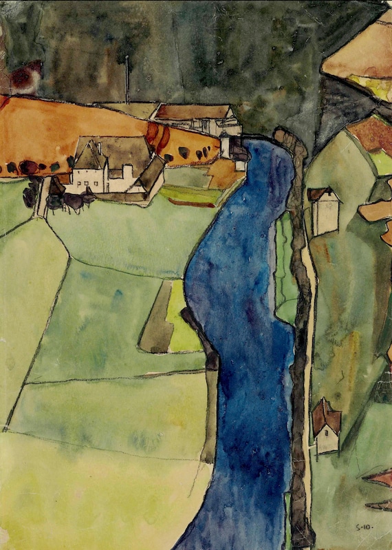 Egon Schiele Landscape Drawings A Tree Of Egon Schiele Various