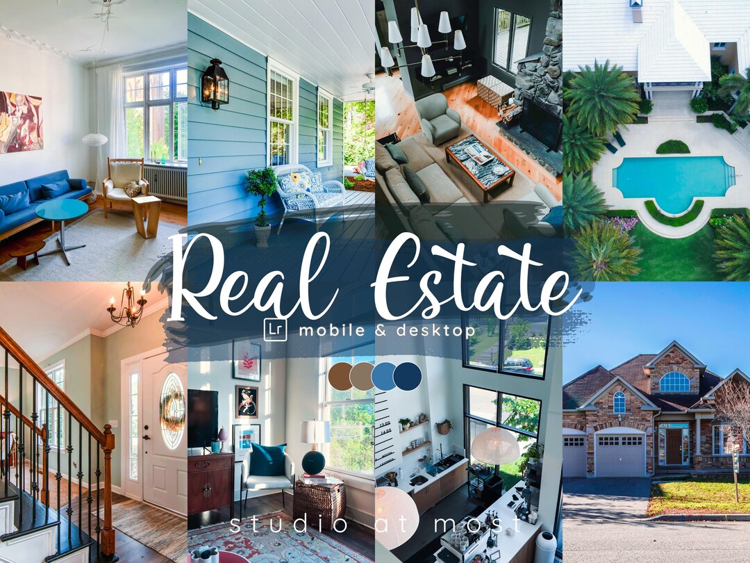 20 Real Estate Mobile and Desktop Presets, Natural Presets, Interior ...