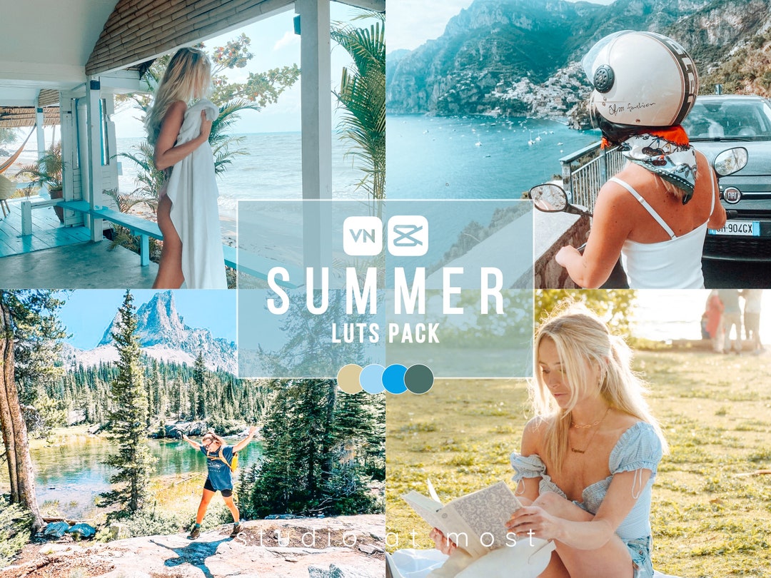 20 Summer Luts Pack | Color Grading for Moody Nature | Cube Video ...