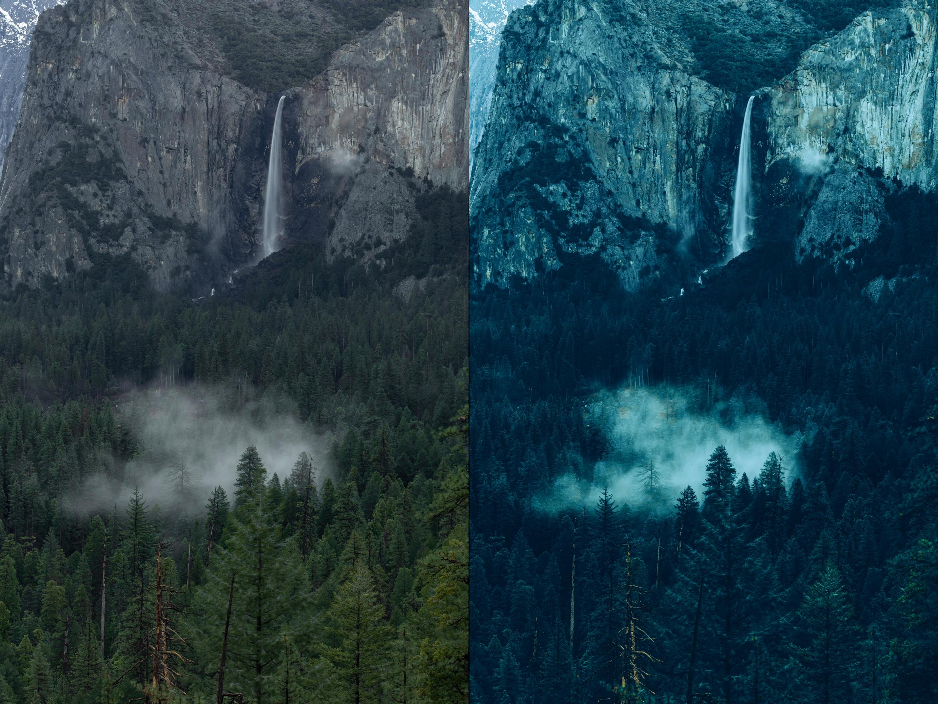 15 Twilight Presets & Luts Pack Bundle Moody Blue Color Grading Cube ...