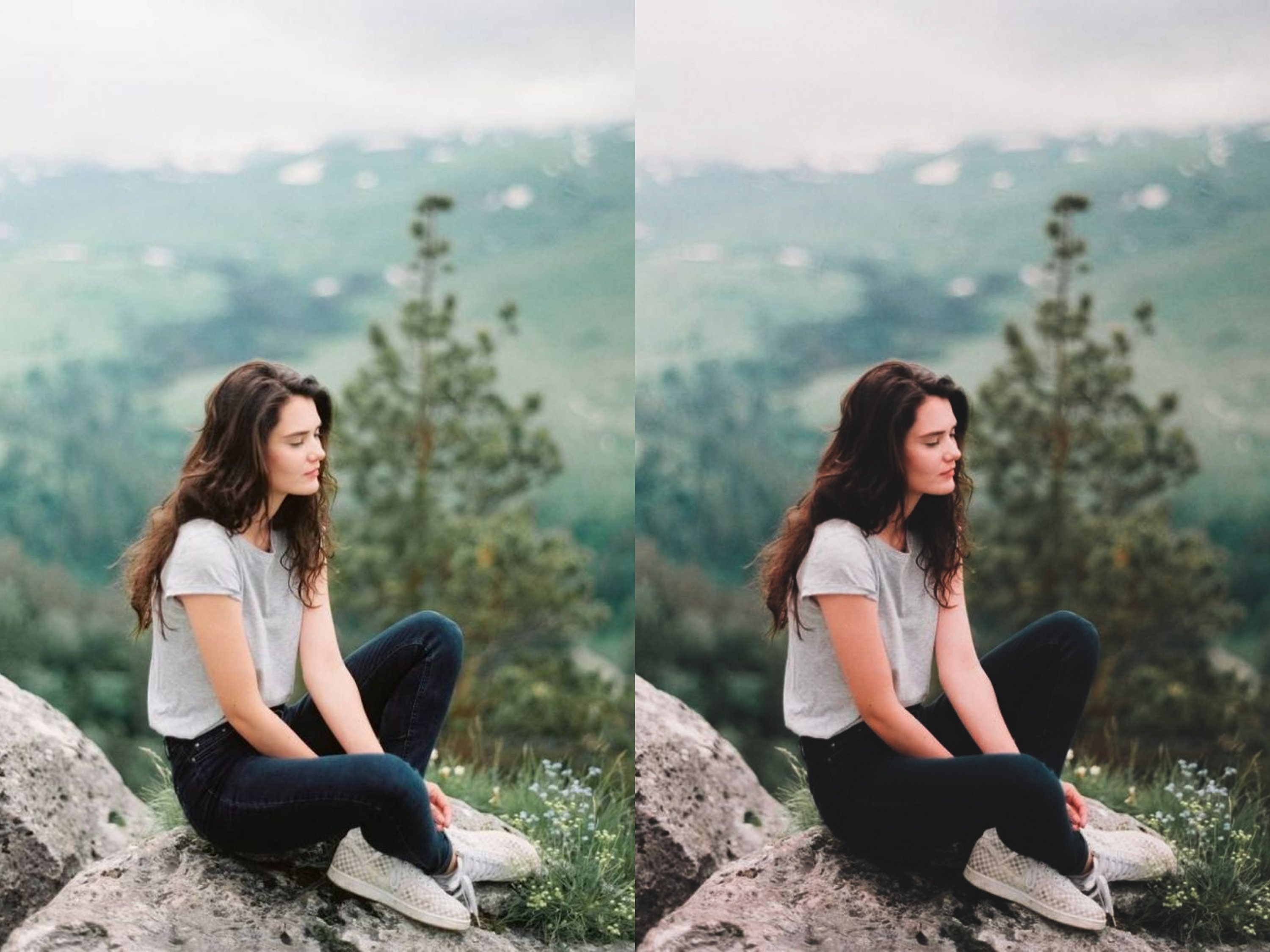 5 No Filter Look, Preset Lightroom Mobile and Desktop, Instagram Filter ...
