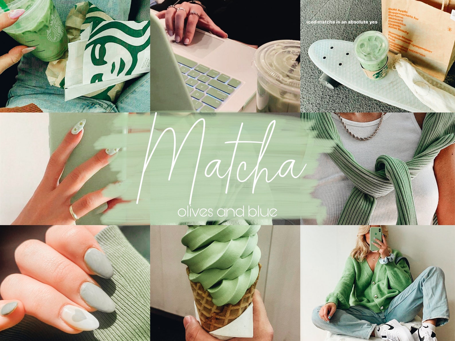 5 Matcha Preset Preset Lightroom Mobile and Desktop | Etsy
