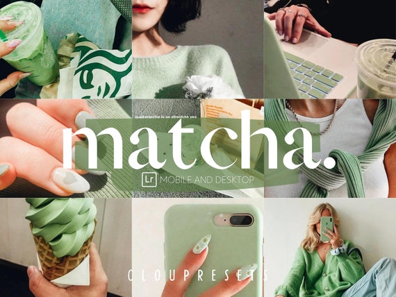 5 Matcha Preset Preset Lightroom Mobile and Desktop - Etsy