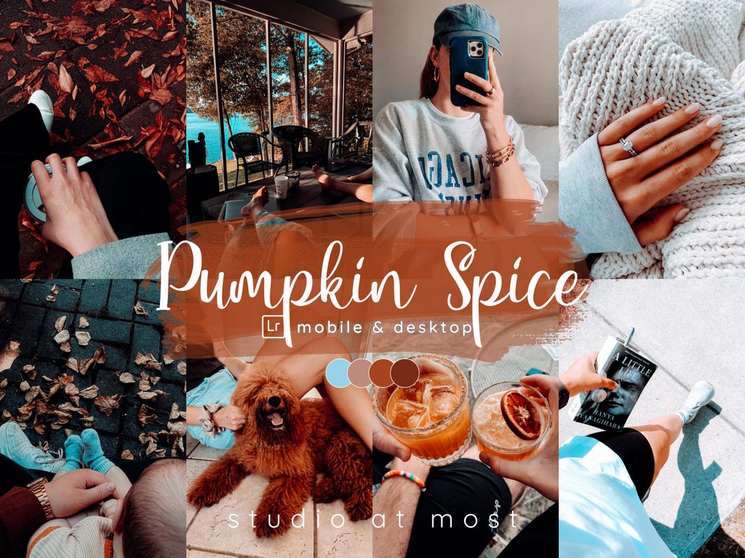 15 Pumpkin Spice Mobile and Desktop Presets, Fall Presets Autumn ...
