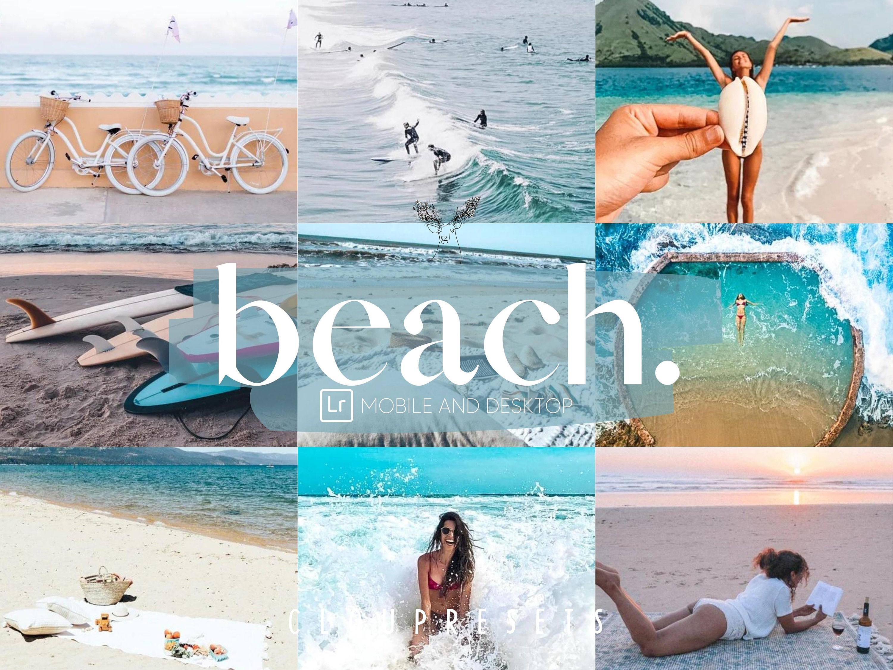 5 Beach Preset, Preset Lightroom Mobile and Desktop, Instagram Filter ...