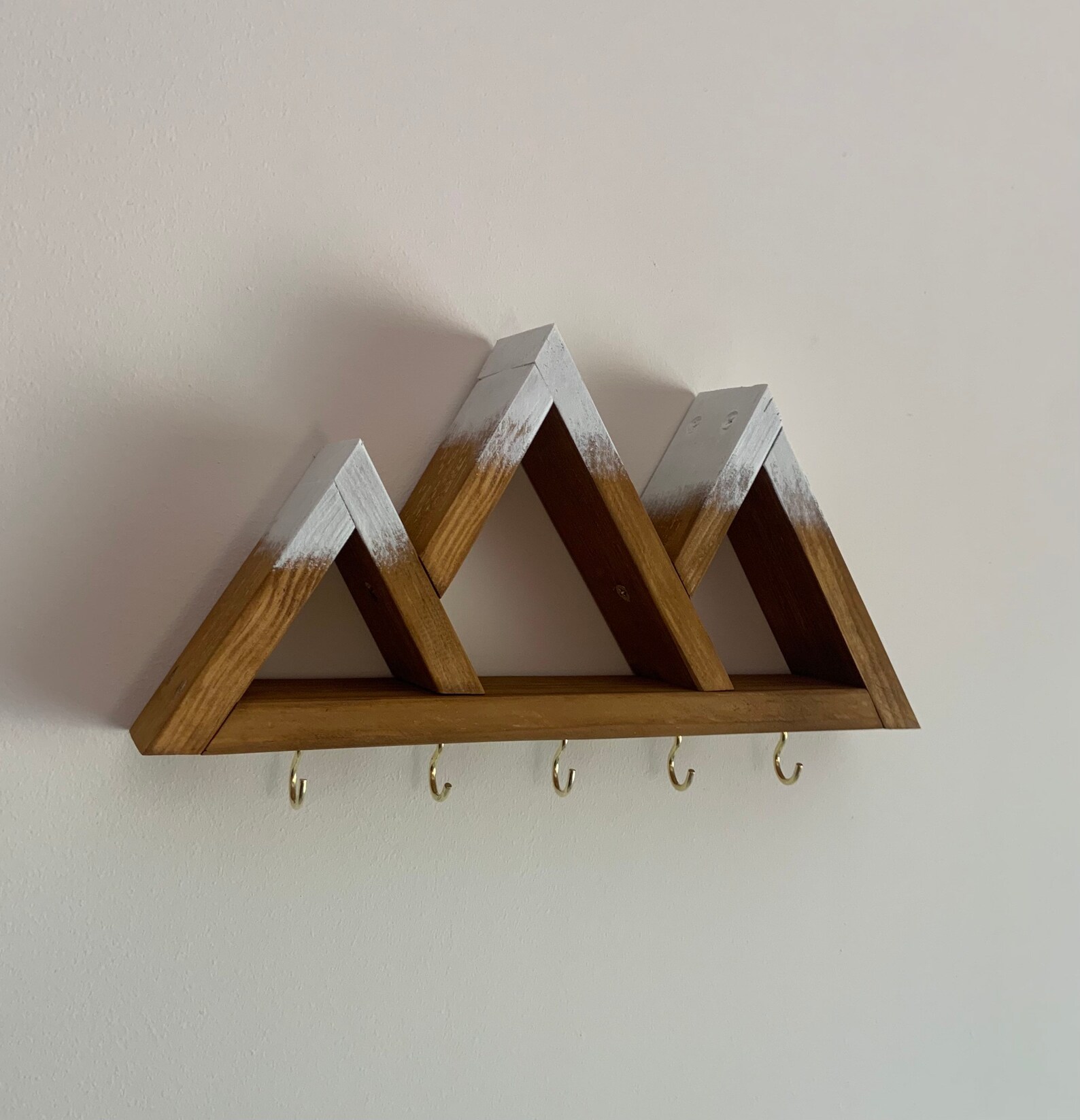 Mountain Key Holder Handmade Recycled Pallet Wood - Etsy