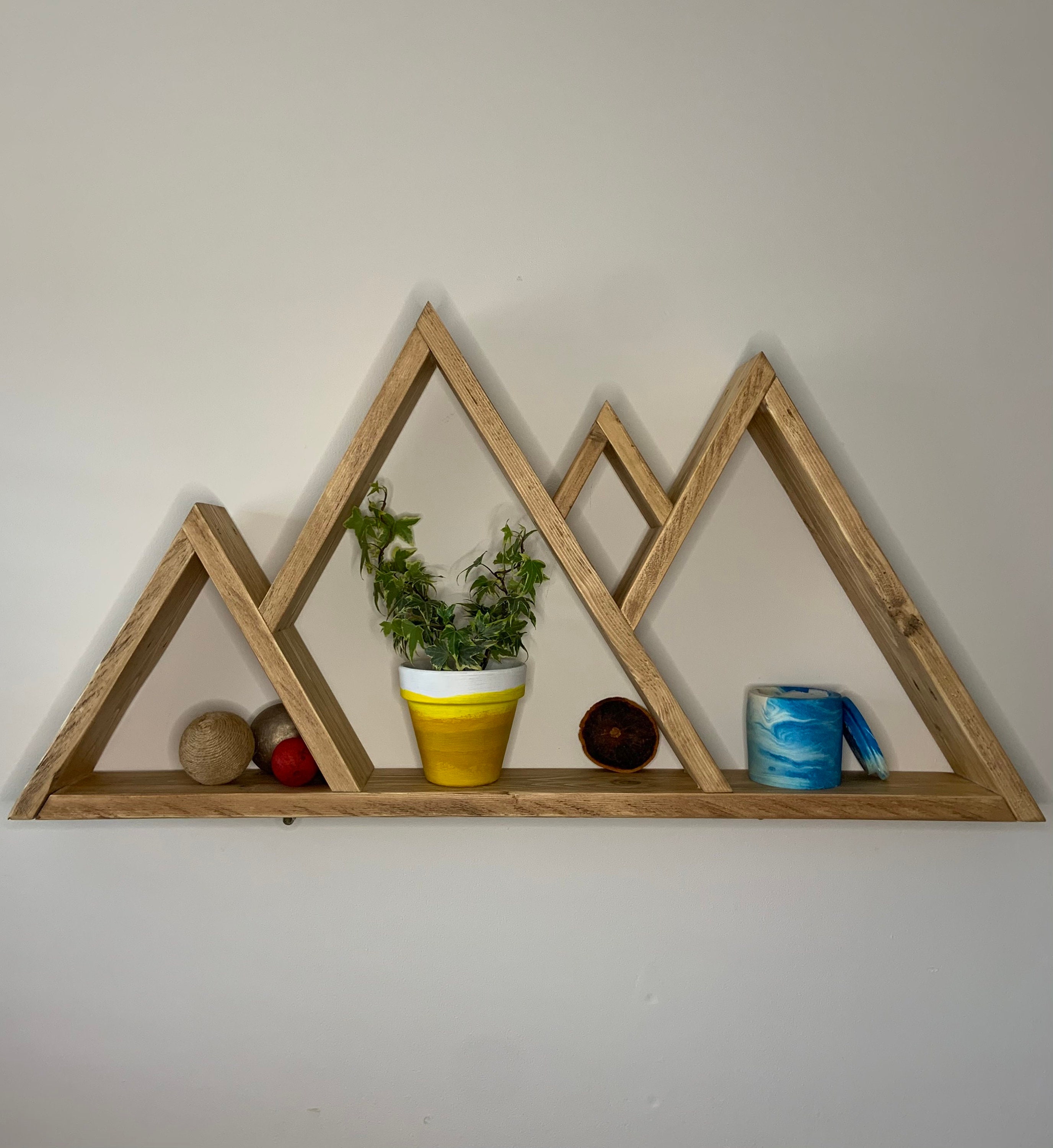 XL Mountain Shelf Handmade Recycled Pallet Wood | Etsy