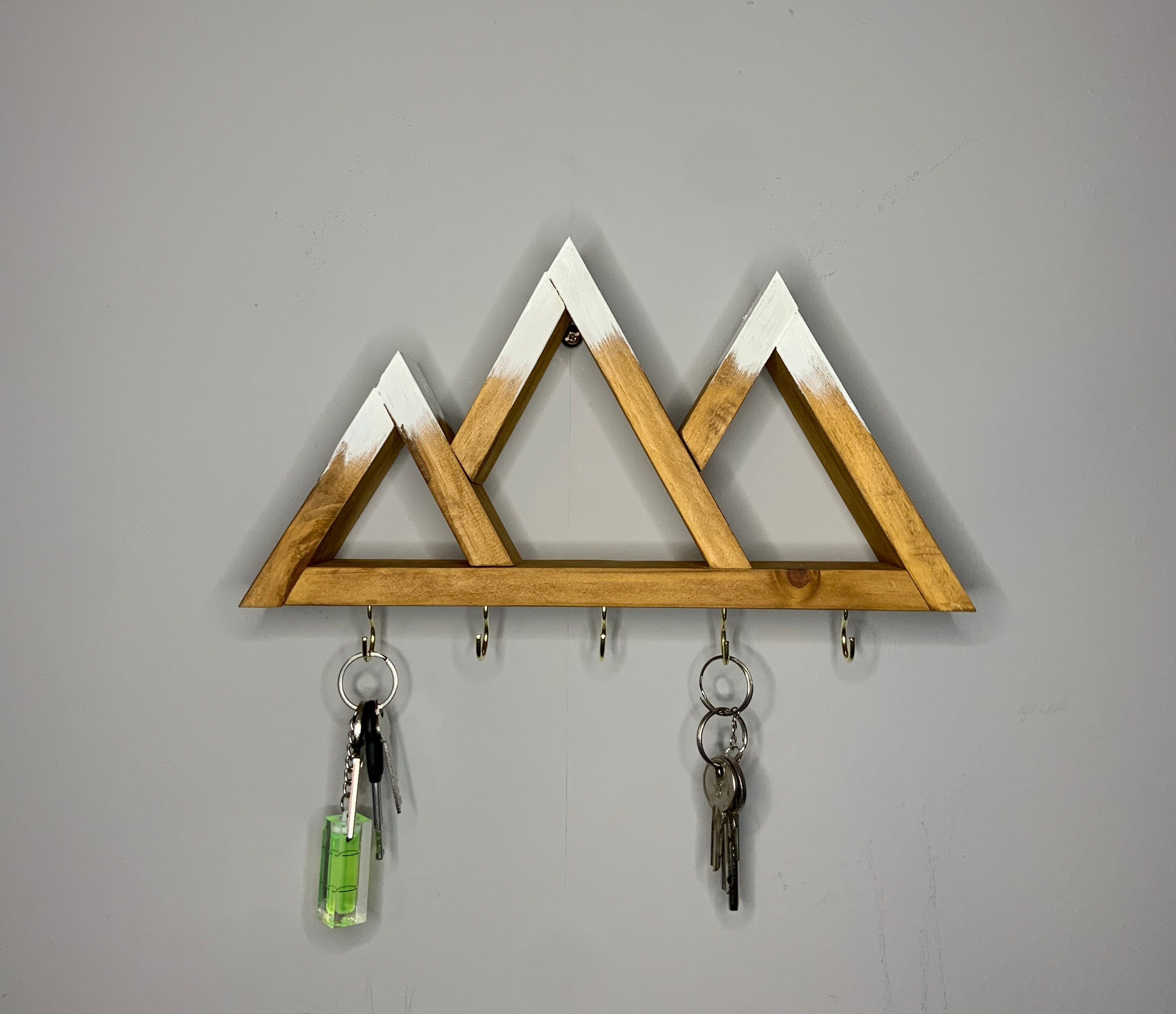 Mountain Key Holder Handmade Recycled Pallet Wood | Etsy