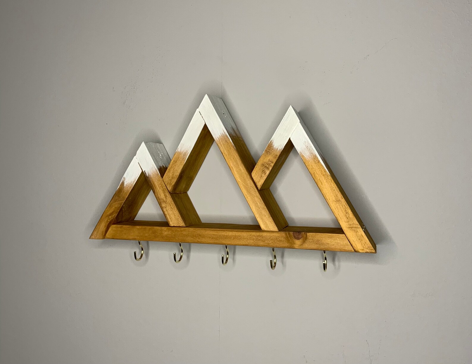 Mountain Key Holder Handmade Recycled Pallet Wood - Etsy