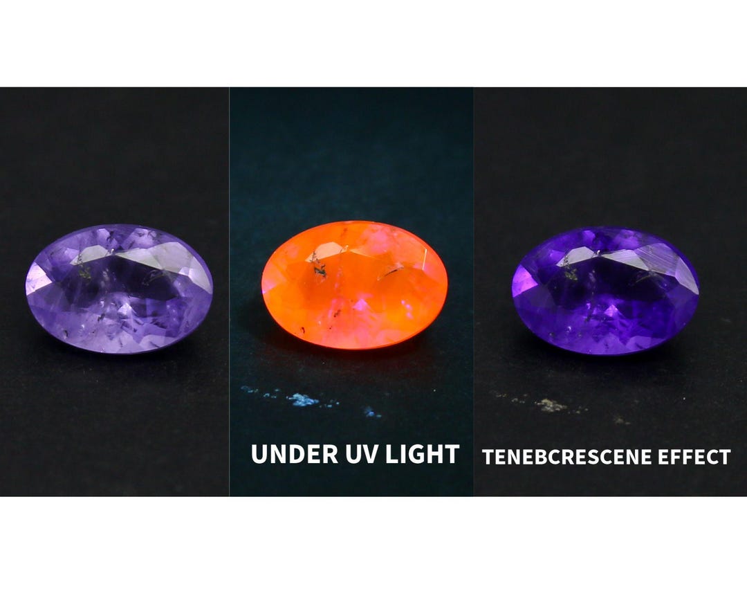 Natural Rare Color Change Hackmanite 0.33 Carat 5.9x4.1 MM Oval Shape ...