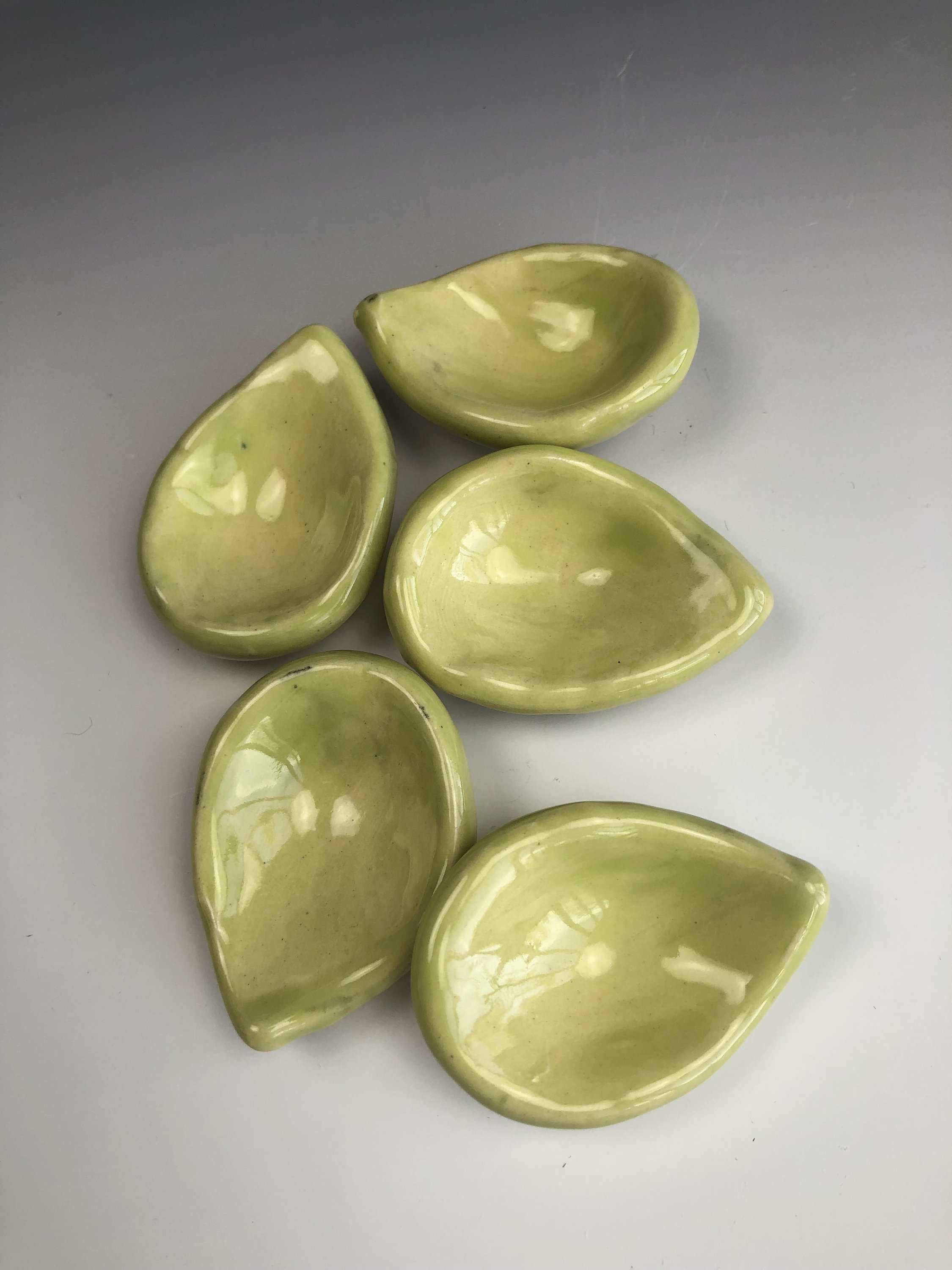 One Smooth Ceramic Worry Stone, Meditation Fidget Stone, Thumb Stone ...