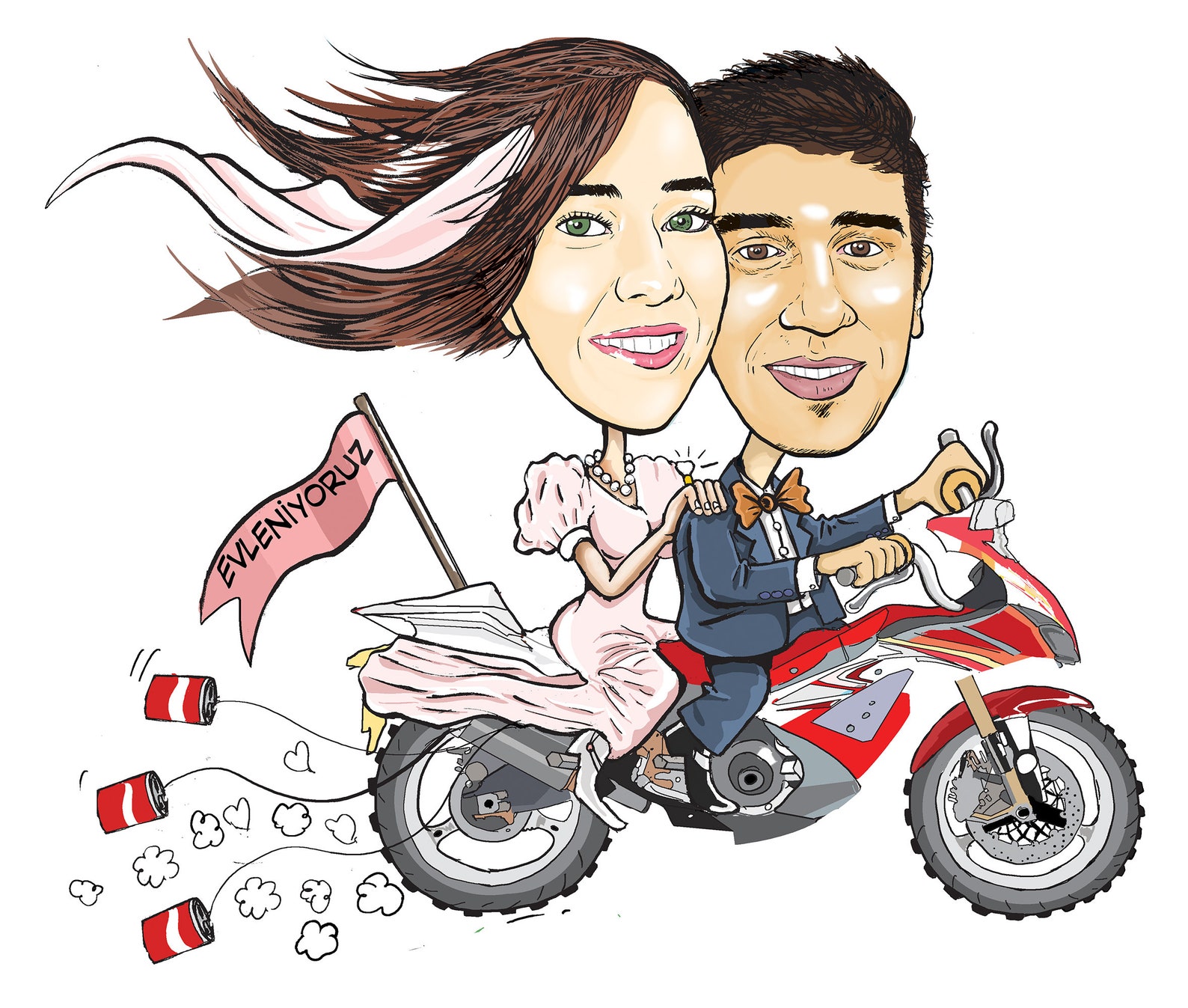 Custom Digital Wedding Invitation Card Illustrated Portrait Etsy custom-digital-wedding-invitation-card-illustrated-portrait-etsy