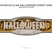 Spooktacular Halloween Street Signs 3 Street Signs Designs - Etsy