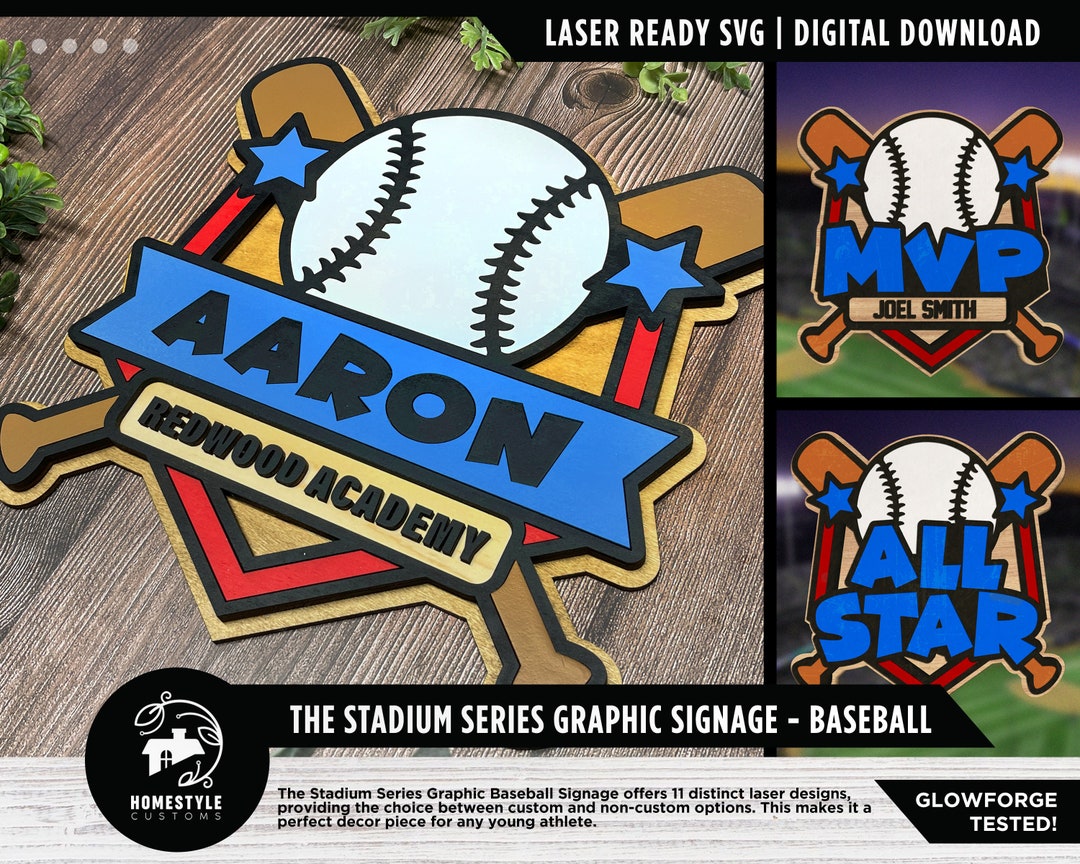 Stadium Series Graphic Signage - Baseball - 11 Custom and Non Custom ...