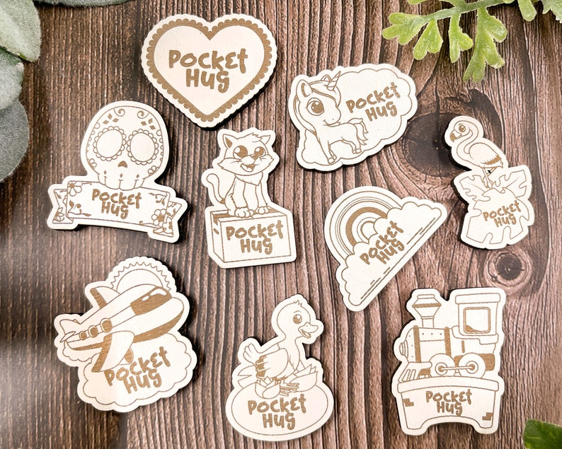 Itty Bitty Pocket Hugs and Positivity Tokens 34 Original - Etsy
