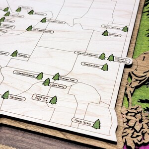 The Washington State Park Map - Custom and Non Customizable Options ...