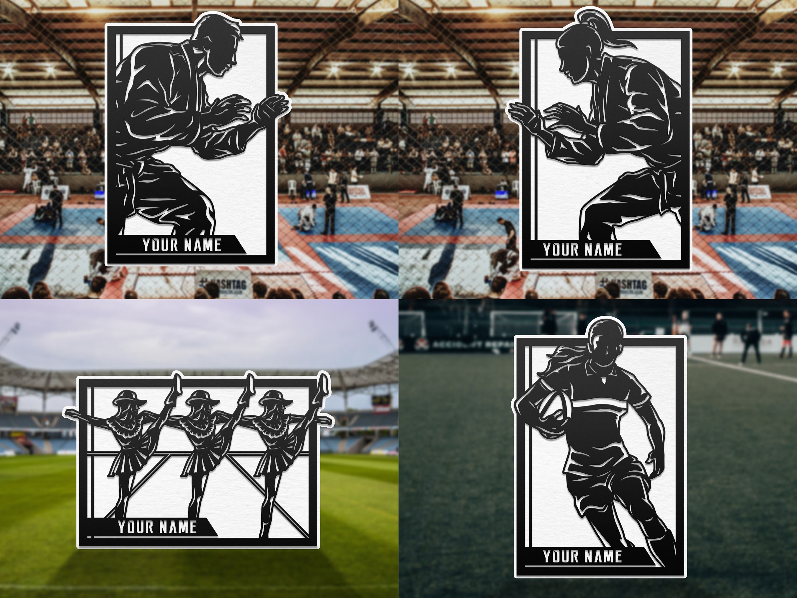 Stadium Series Sports Signage Expansion Set 3 30 Designs | Etsy Canada