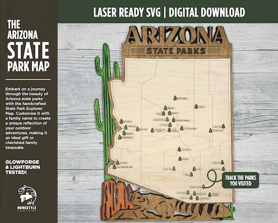 Arizona State Parks Map ARIZONA STATE PARKS & TRAILS