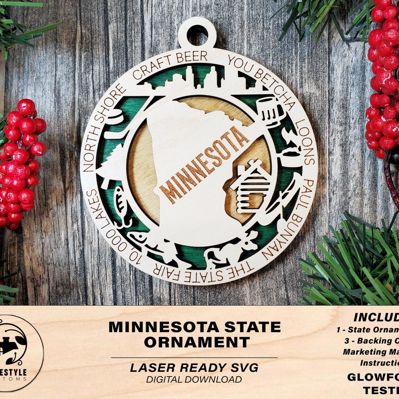 Minnesota State Svg - Etsy