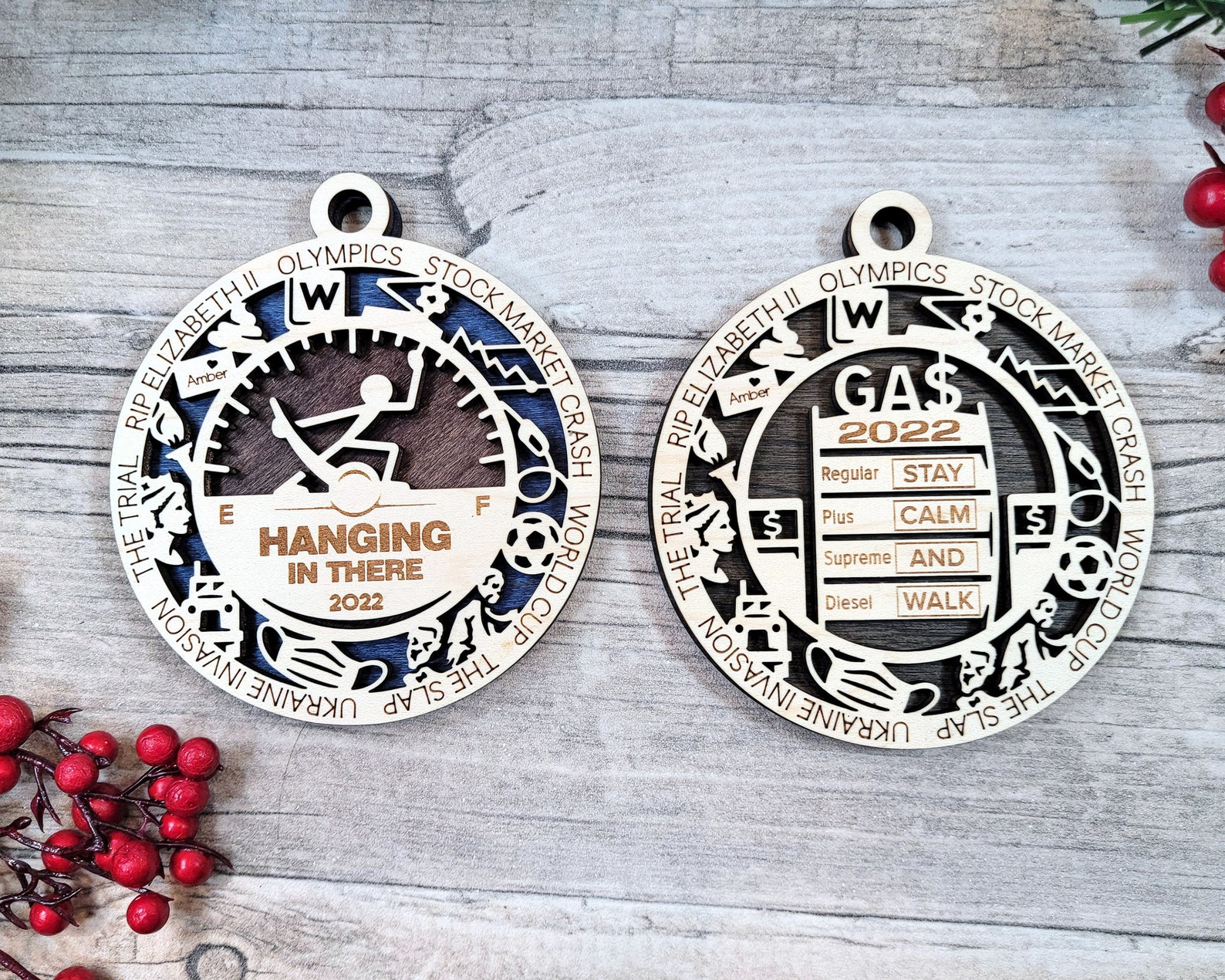 2022 Themed Ornaments - 10 Unique Designs - SVG, PDF, AI File Download ...