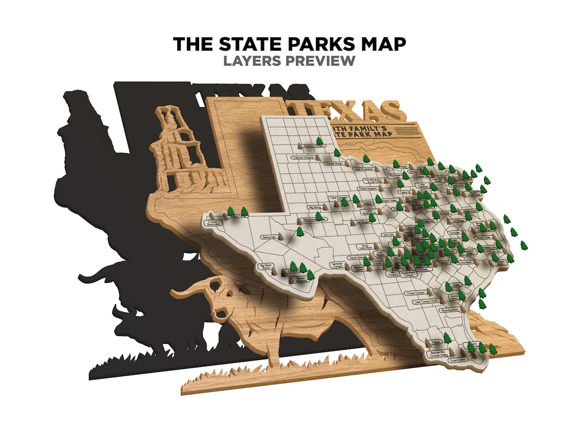 The Missouri State Park Map - Custom and Non Customizable Options - SVG ...