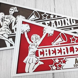 Stadium Series Sports Pennants - Cheerleading - 12 Variations Included ...