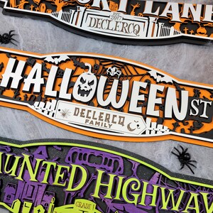 Spooktacular Halloween Street Signs - 3 Street Signs Designs Included ...