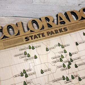 The Colorado State Park Map - Custom and Non Customizable Options - SVG ...
