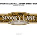 Spooktacular Halloween Street Signs 3 Street Signs Designs - Etsy