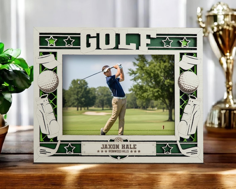 Golf Icon Frames - Includes Frame Sizes 4x6, 5x7, 8x10 in Landscape and ...