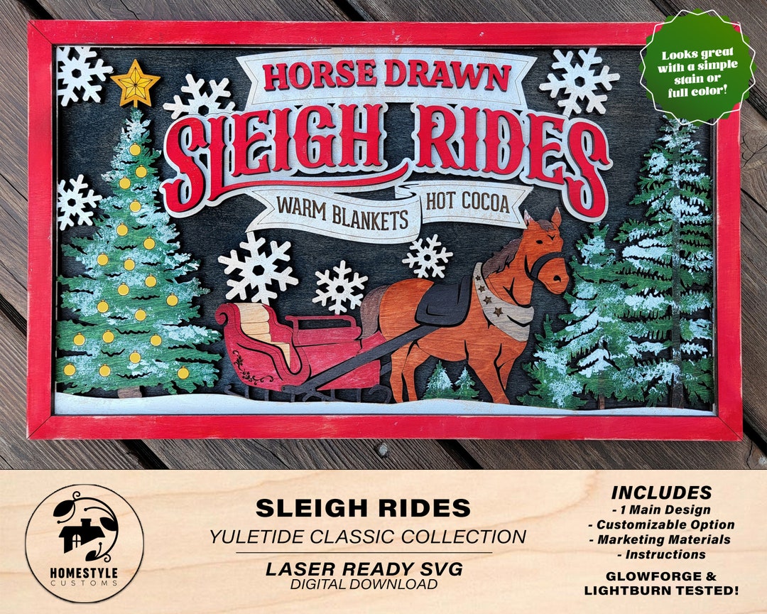 Horse Drawn Sleigh Rides - Yuletide Classic Collection - Includes 1 ...