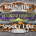 Spooktacular Halloween Street Signs 3 Street Signs Designs - Etsy