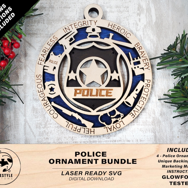Police Svg - Etsy