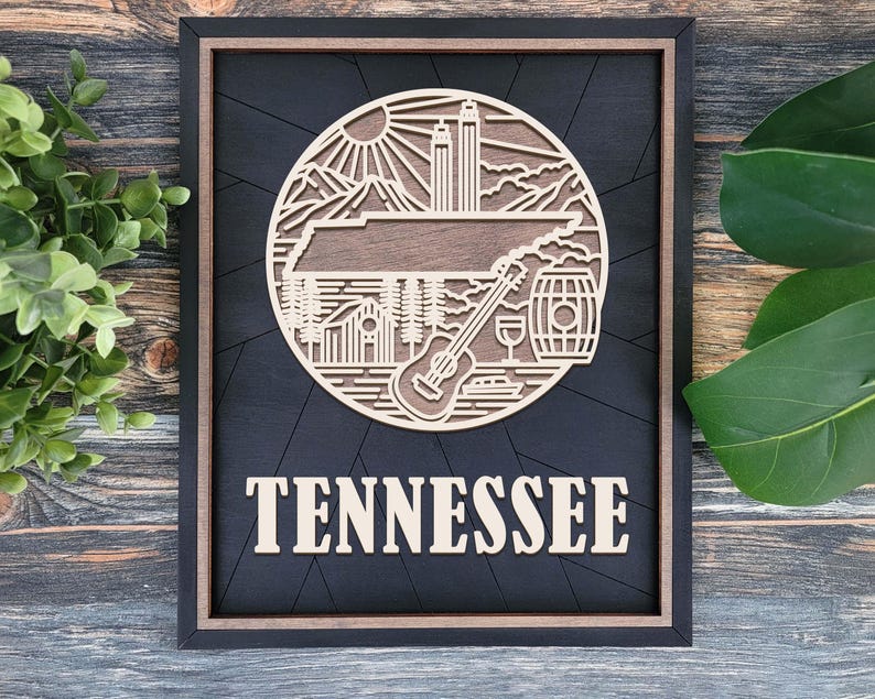 Tennessee State Heritage Series - Framepop Collection - Ornaments and ...